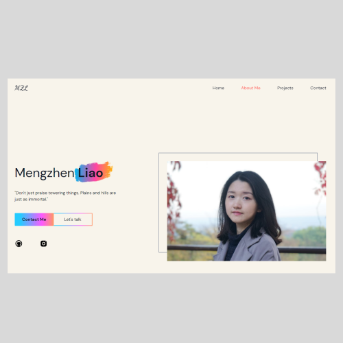 Mengzhen Liao Portfolio